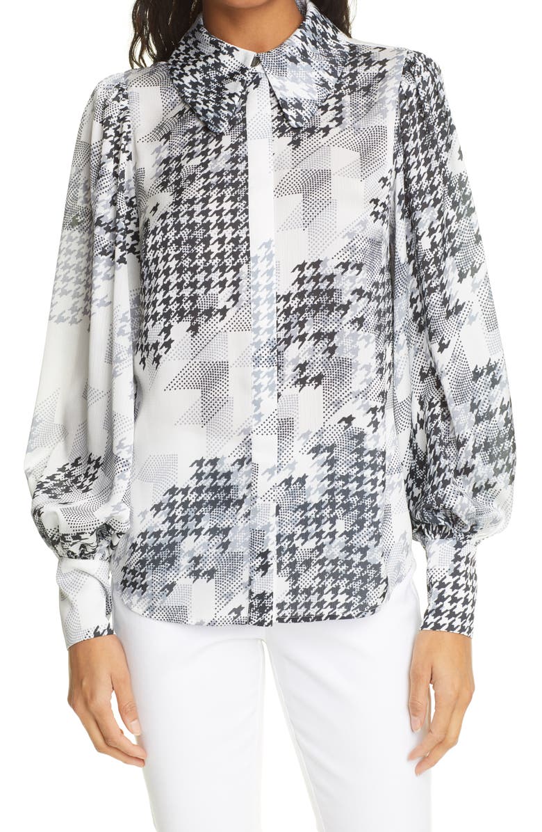 Ted Baker London Elfrina Print Blouson Shirt | Nordstromrack