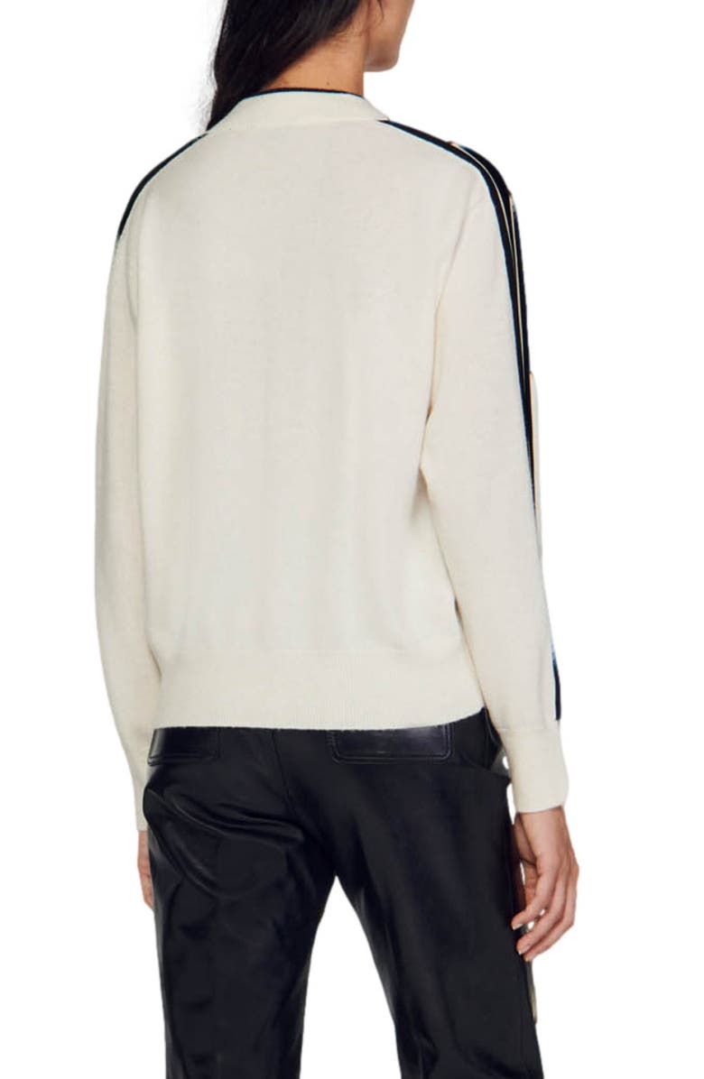 SANDRO Sully Wool & Cashmere V-Neck Sweater | Nordstromrack