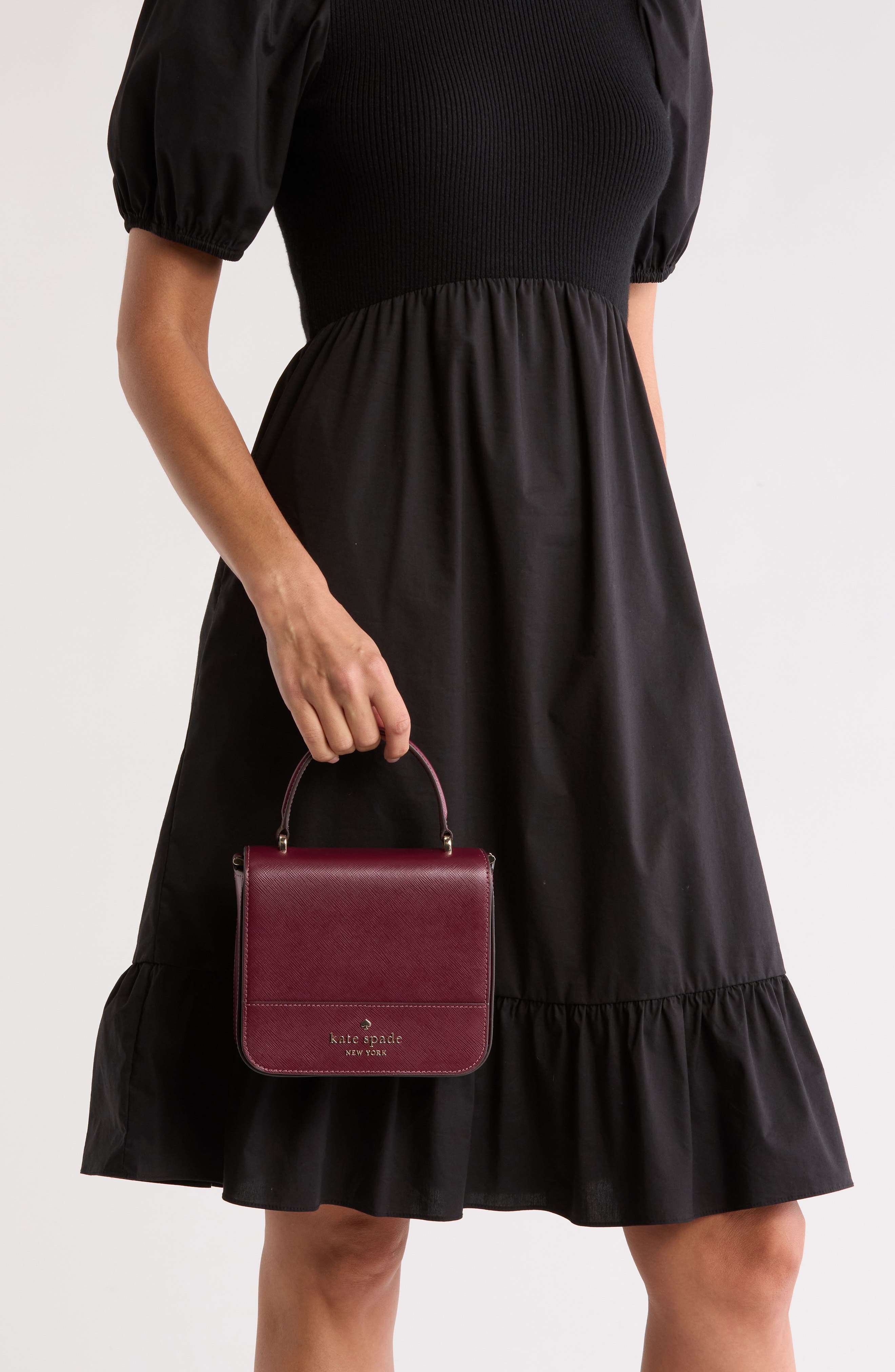 Kate Spade New York staci square leather crossbody bag | Nordstromrack