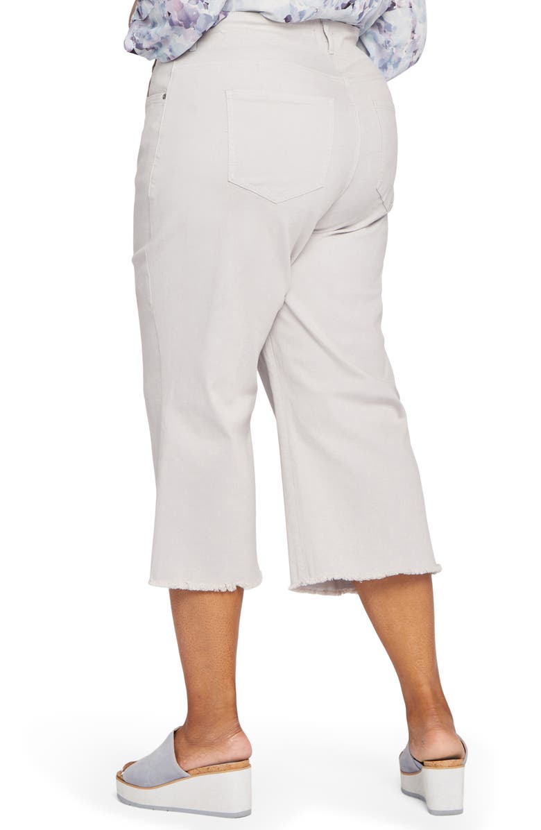 NYDJ Major High Waist Fray Hem Wide Leg Capri Jeans | Nordstromrack