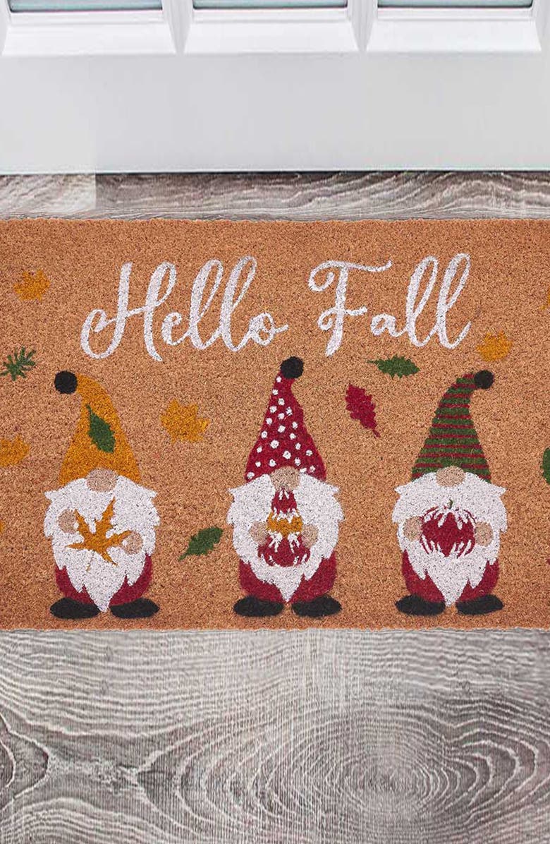 VCNY HOME Hello Fall Gnome Coir Doormat | Nordstromrack