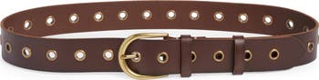 Frye Grommet Leather Belt | Nordstromrack