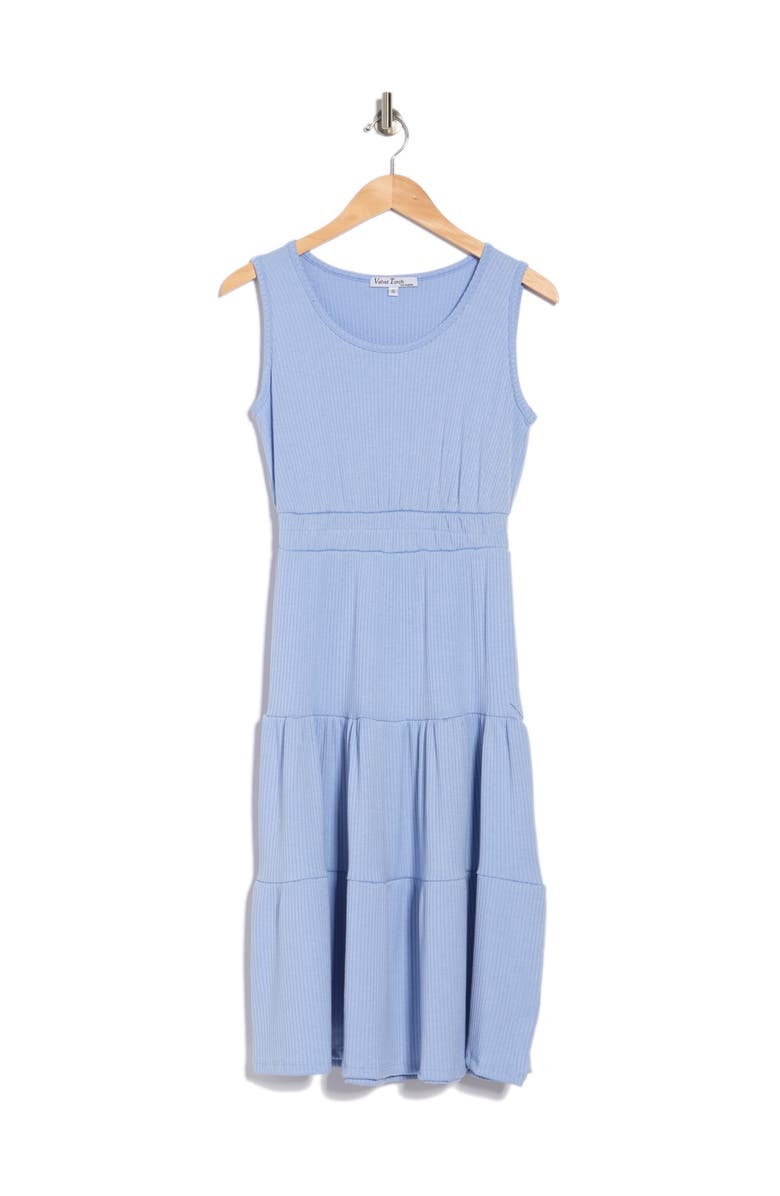 Velvet Torch Ribbed Tiered Elastic Waist Dress | Nordstromrack