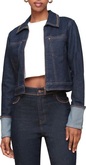 Avec Les Filles Cuffed Denim Jacket | Nordstromrack