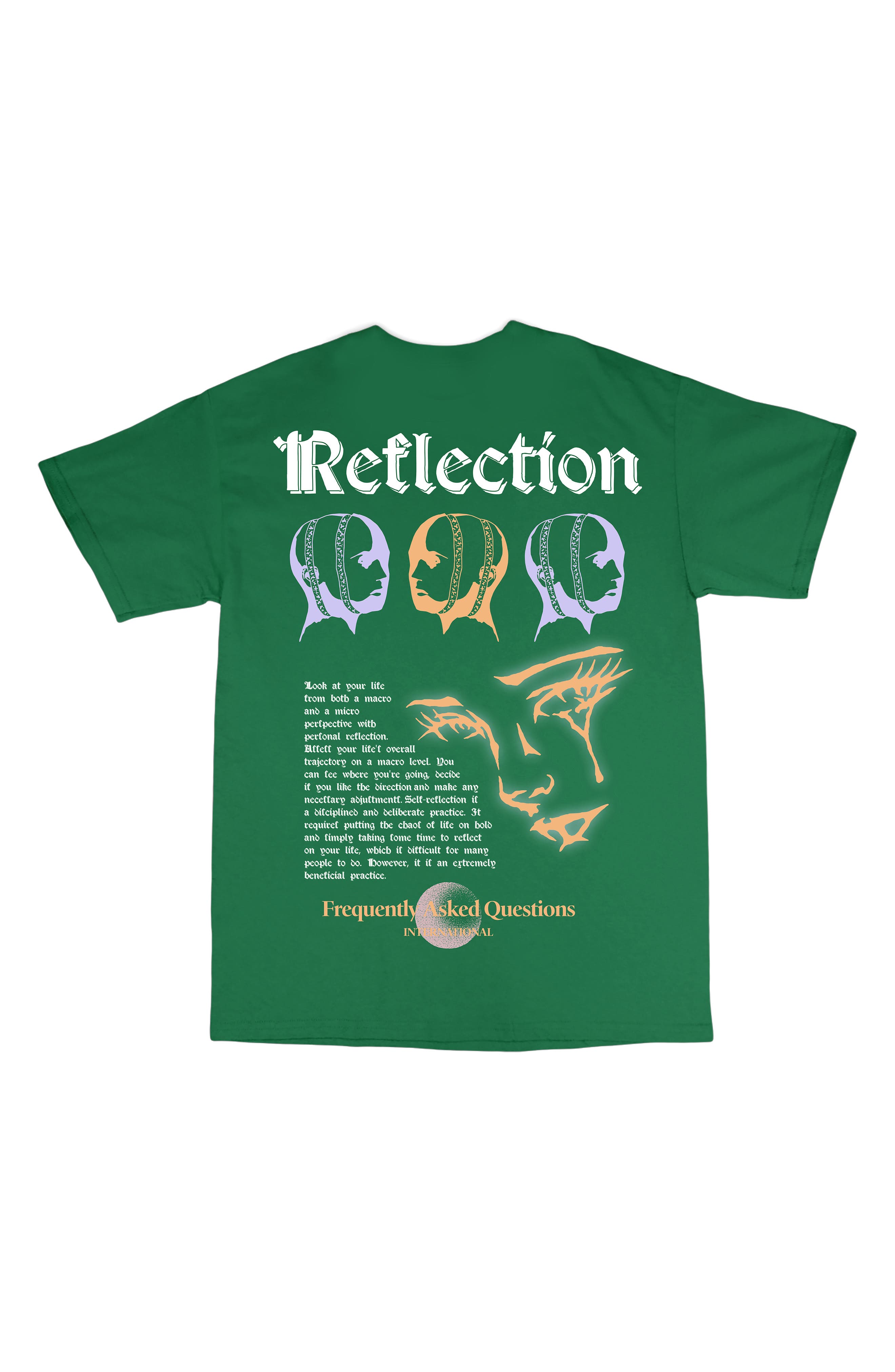 Frequently Asked Questions Reflection Cotton Graphic T-Shirt ...