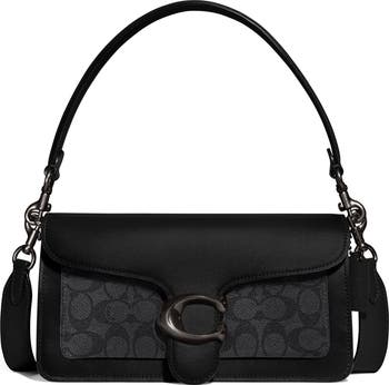 COACH Signature Tabby Coated Canvas & Leather Shoulder Bag | Nordstrom