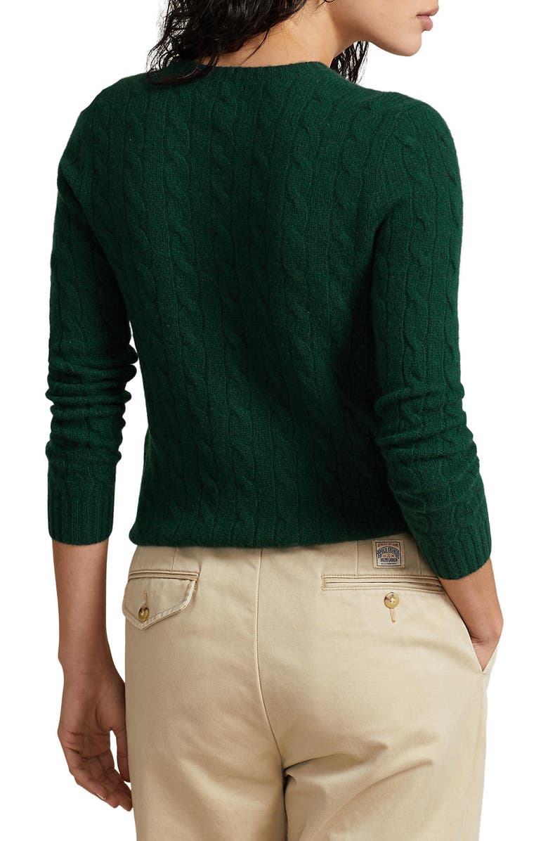 Polo Ralph Lauren Julianna Wool & Cashmere Cable Stitch Sweater ...
