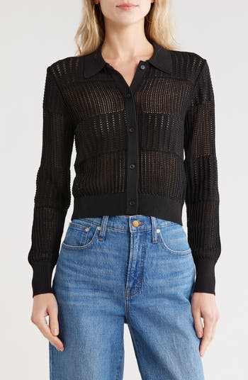 FRAME Shrunken Crochet Cardigan | Nordstromrack