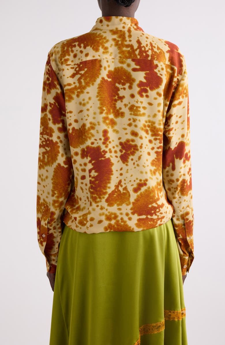 Dries Van Noten Chowy Abstract Print Button-Up Shirt | Nordstromrack