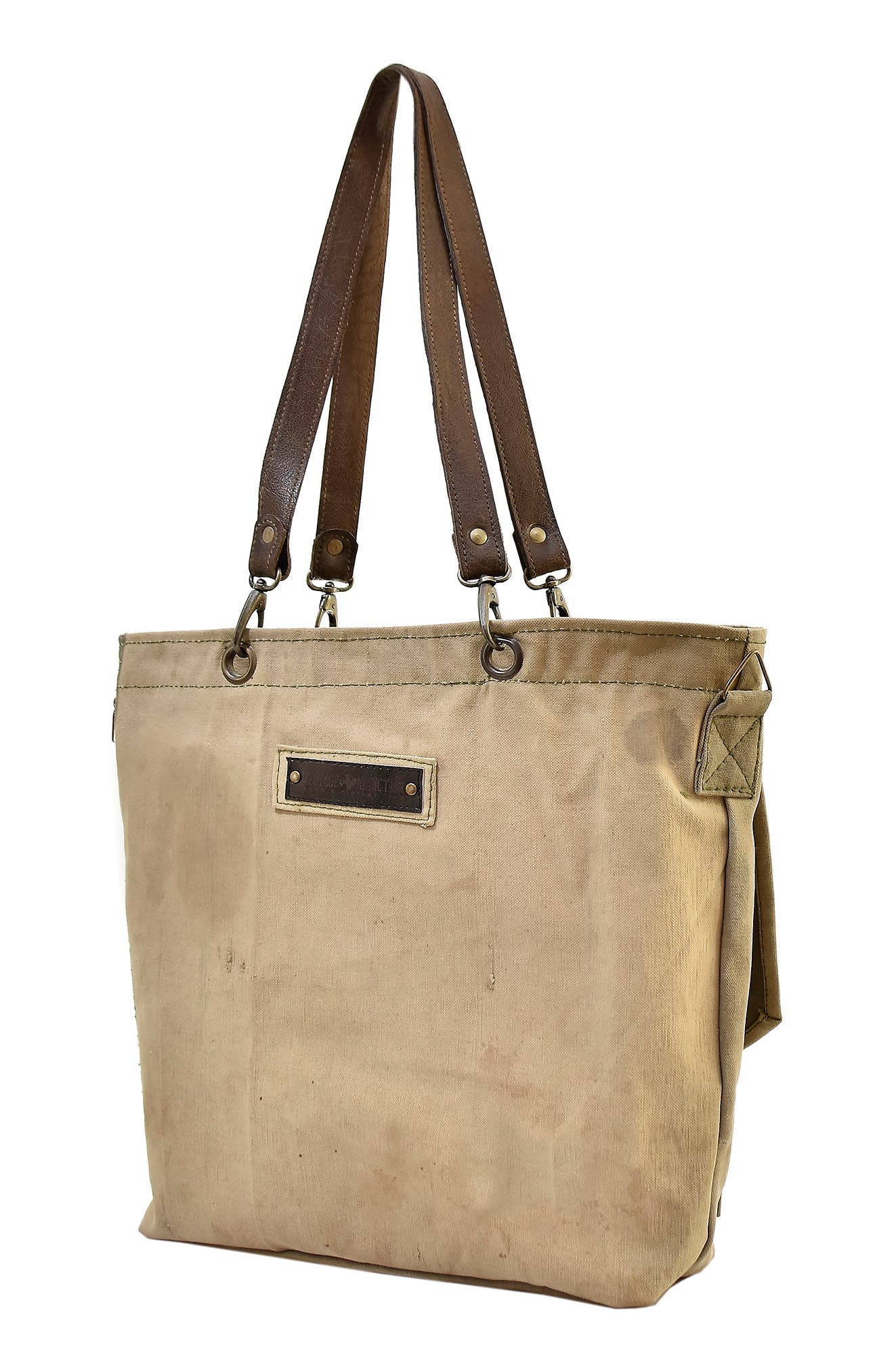 VINTAGE ADDICTION Industrial Print Tote Messenger Bag | Nordstromrack