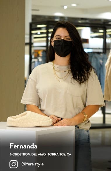 Madewell Faux Shearling Scuff Slippers (Women) | Nordstromrack