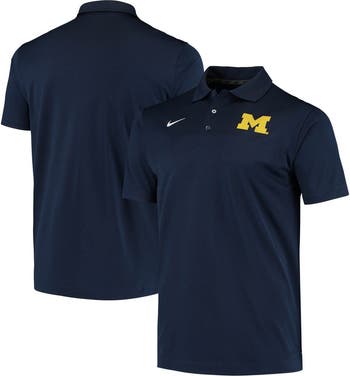 Nike Men's Nike Navy Michigan Wolverines Primary Logo Varsity Performance Polo | Nordstrom