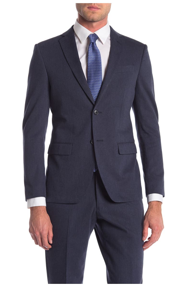 John Varvatos Star USA Bedford Blue Sharkskin Two Button Notch Lapel ...