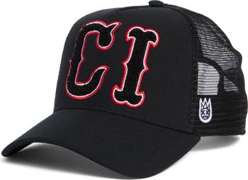 Cult of Individuality Retro Rugby Patch Mesh Back Trucker Cap ...