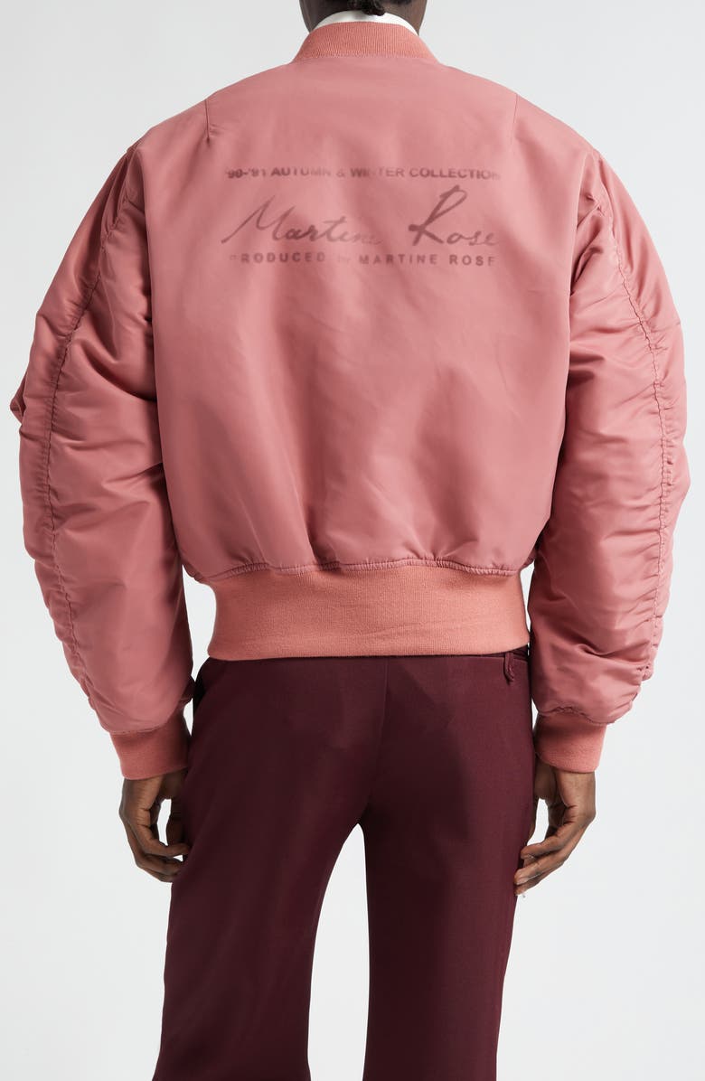 Martine Rose Classic Logo Back Bomber Jacket | Nordstromrack
