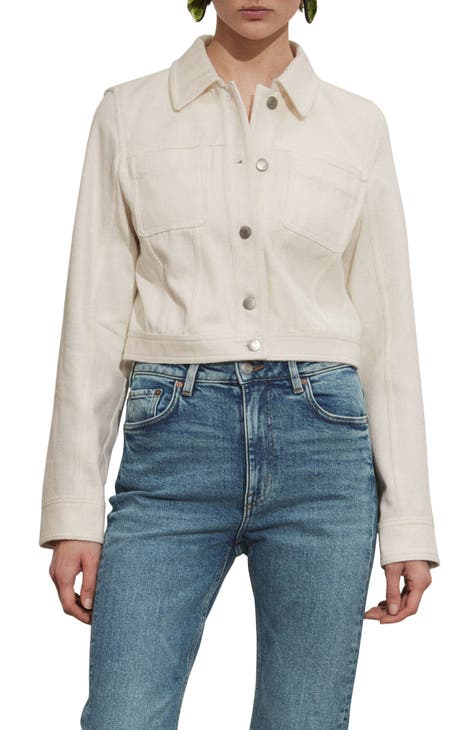 Women's White Cropped Jackets | Nordstrom Rack