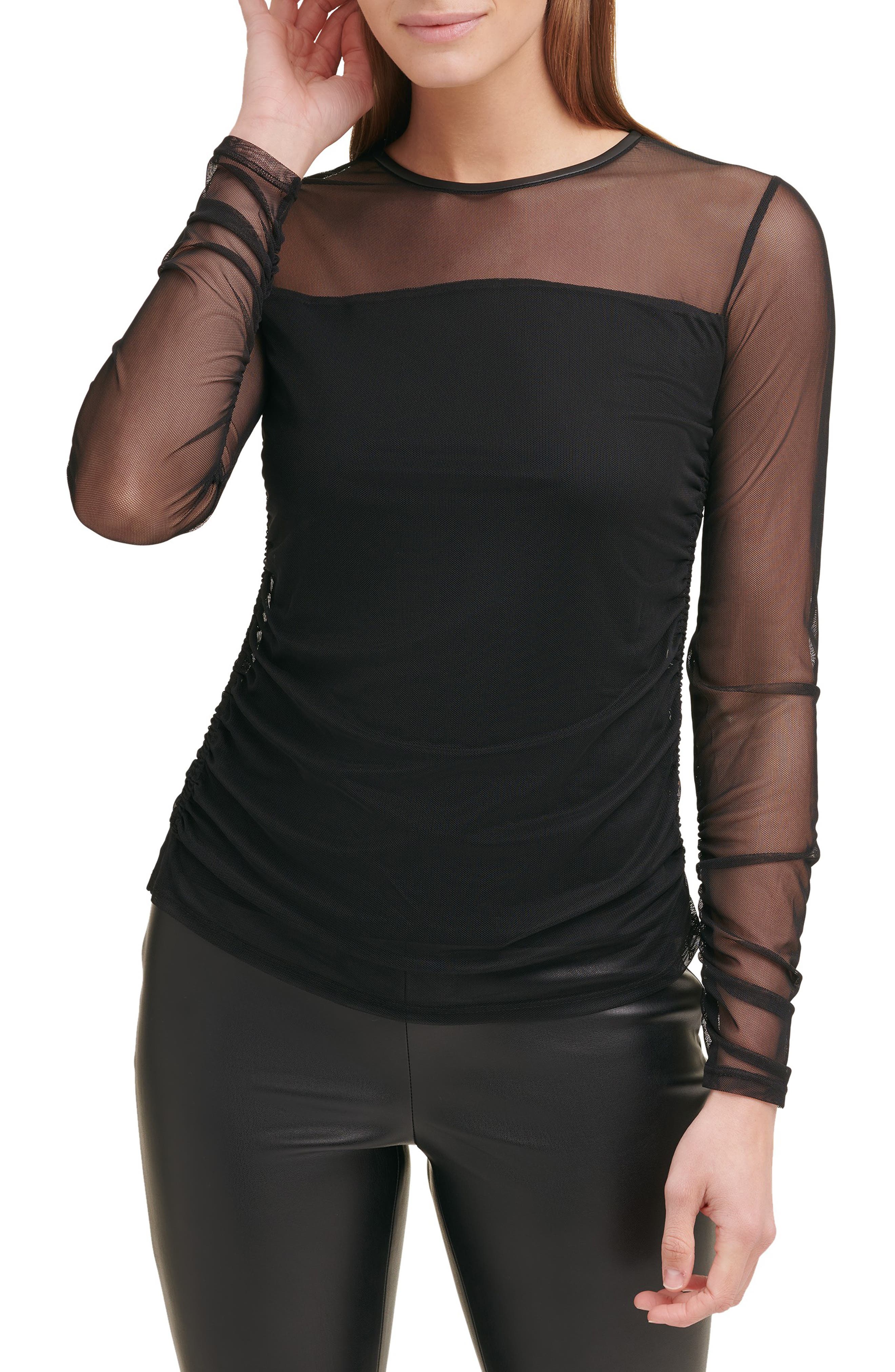DKNY Mesh Top | Nordstromrack