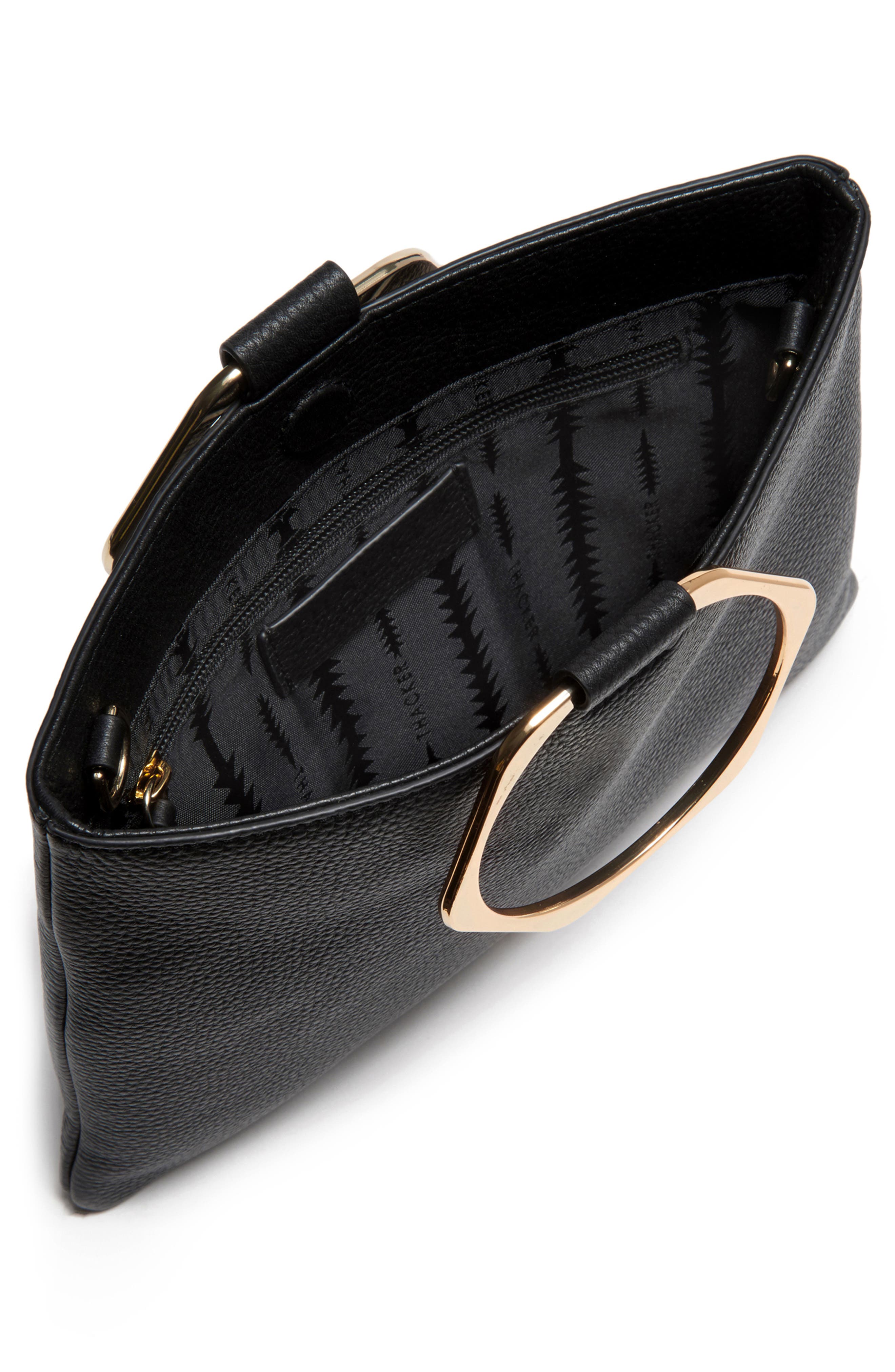 Thacker Le Pouch Hexagon Handle Leather Crossbody Bag | Nordstrom
