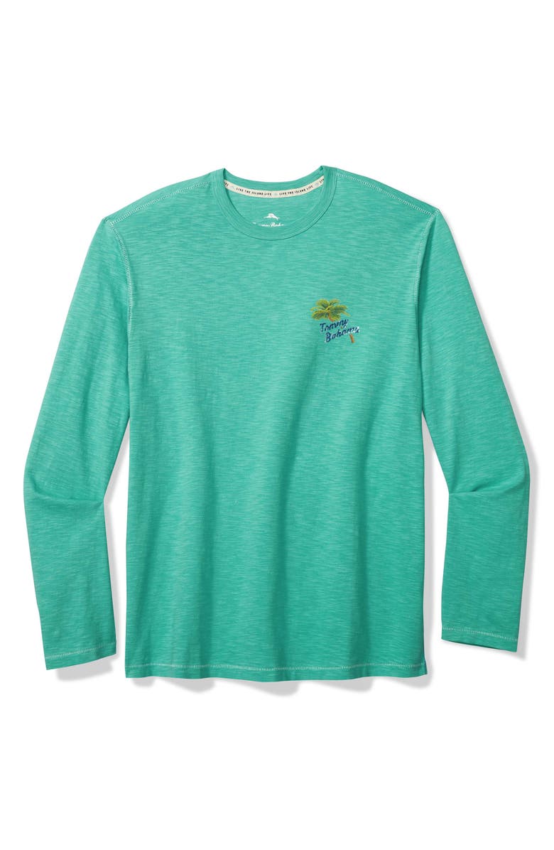 Tommy Bahama Beach Ya to It Embroidered Long Sleeve Graphic T-Shirt ...