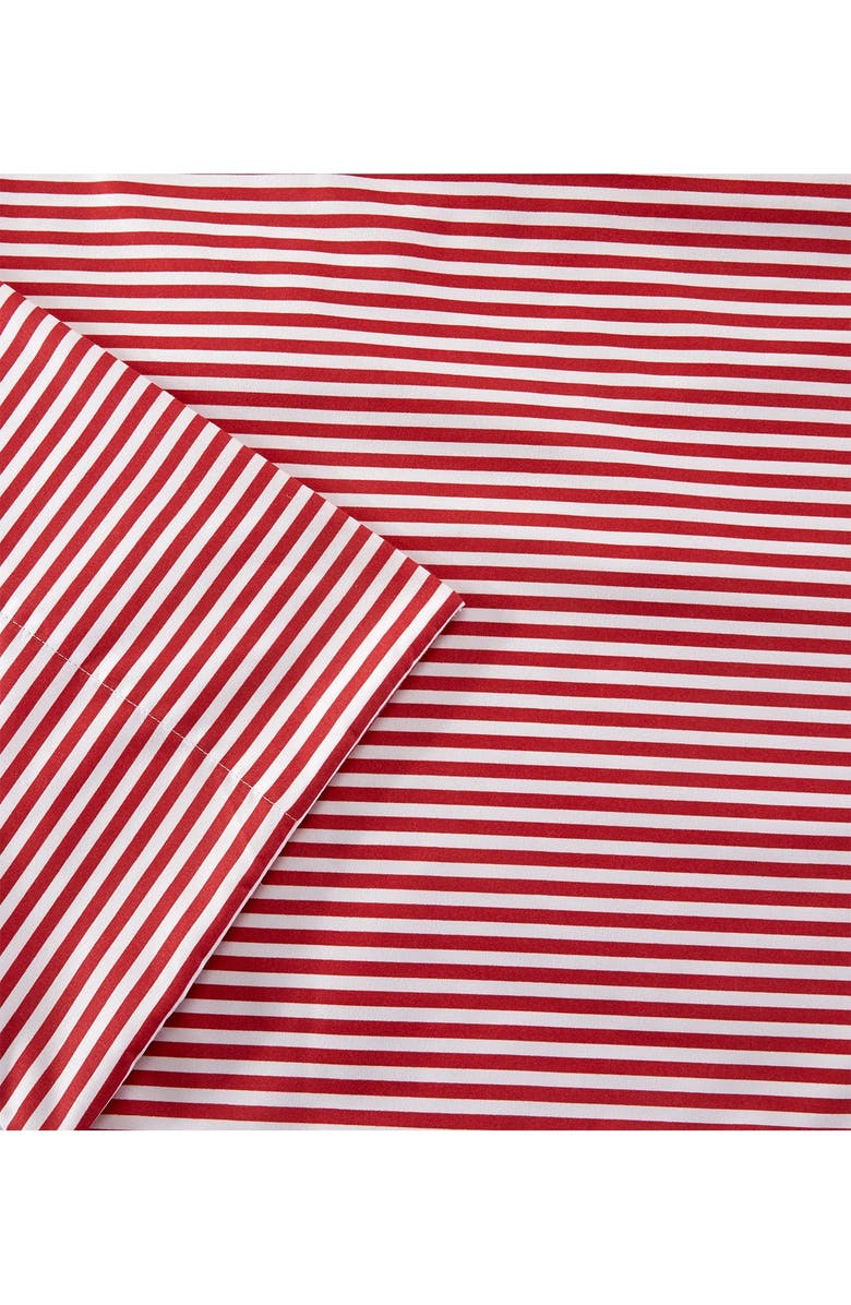 MELANGE HOME Mauve Stripe Mauve Queen Sheet Set | Nordstromrack