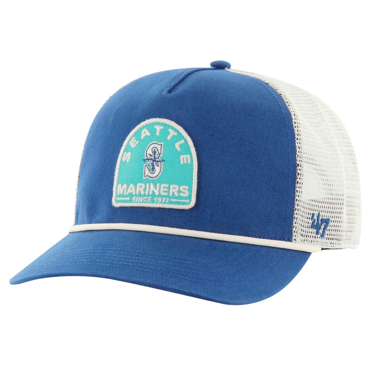 '47 Men's '47 Navy Seattle Mariners Cypress Trucker Hitch Adjustable ...
