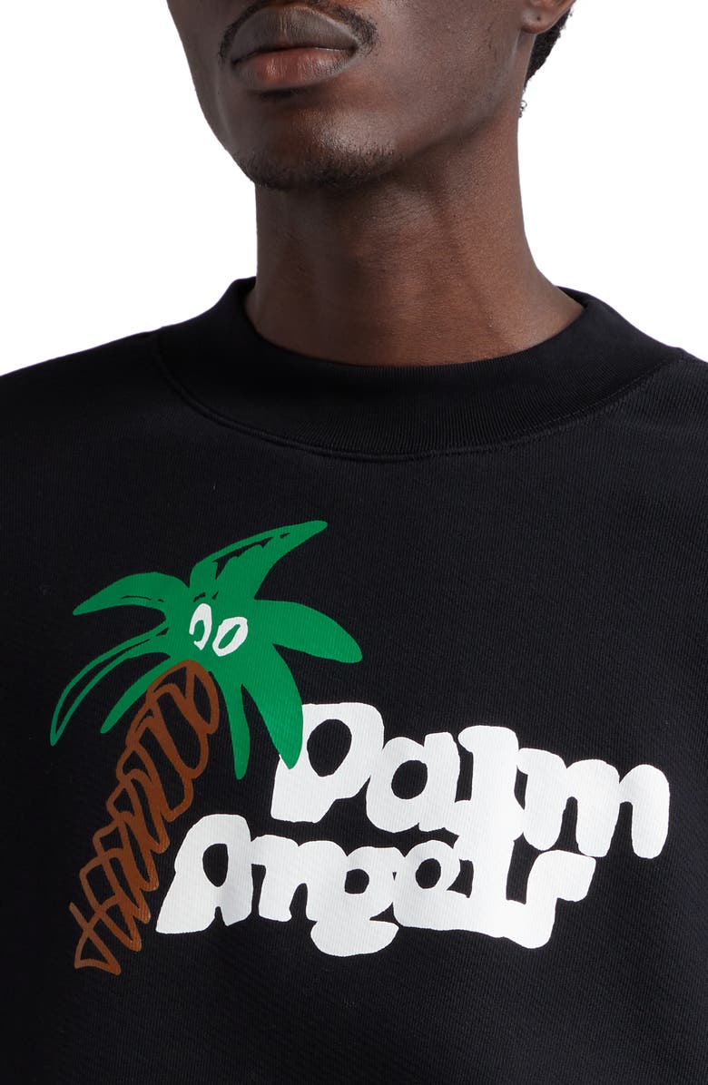 Palm Angels Sketchy Graphic Crewneck Sweatshirt | Nordstromrack
