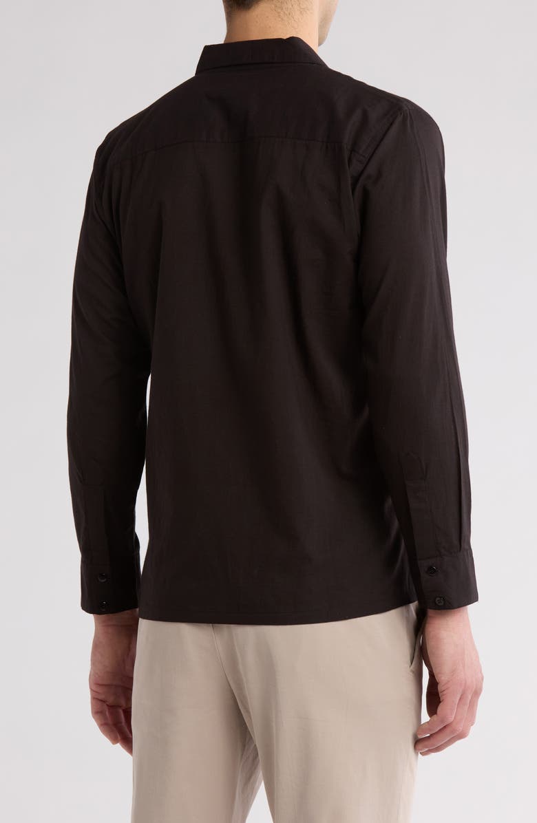 Raga Embroidered Flower Cotton Button-Up Shirt | Nordstromrack