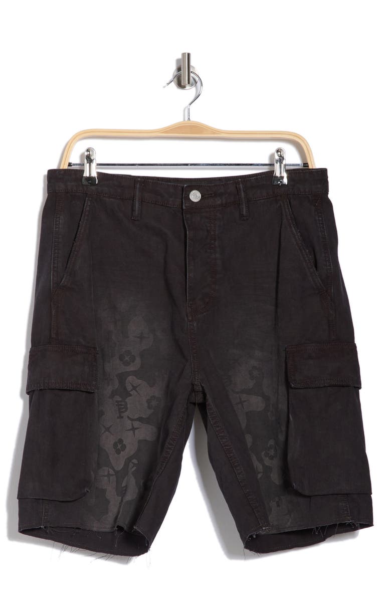 PURPLE BRAND Relaxed Print Cargo Shorts | Nordstromrack