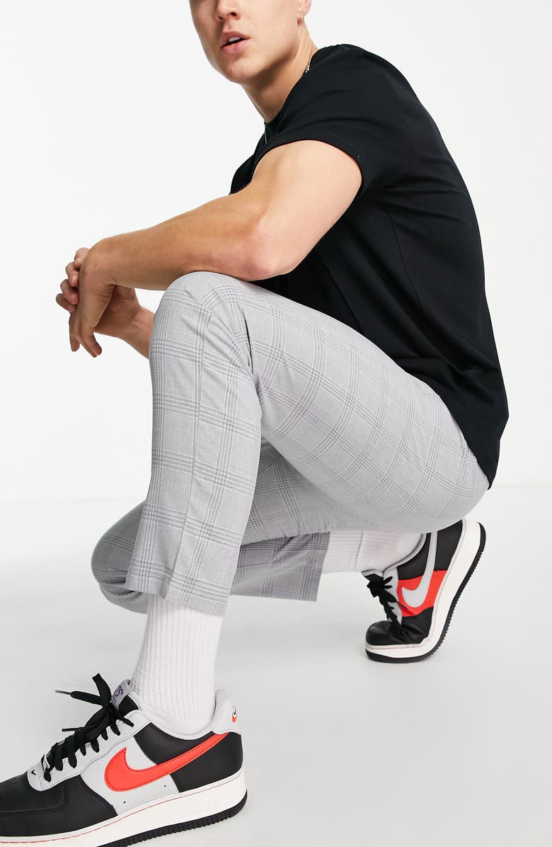 Topman Men's Check Skinny Fit Trousers | Nordstromrack