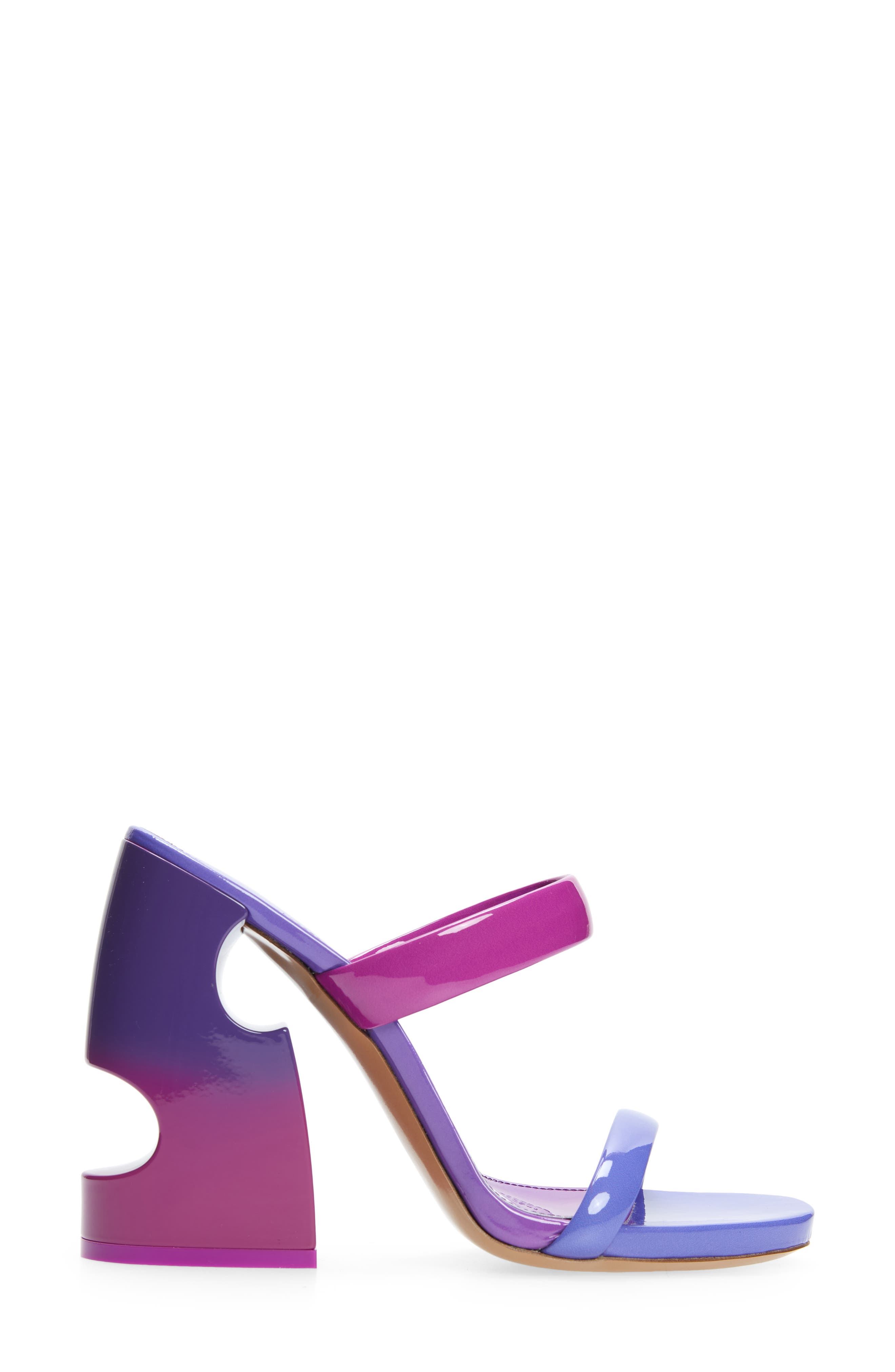 Off-White Shade Meteor Block Heel Slide Sandal | Nordstromrack