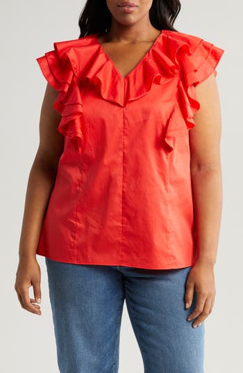 HARSHMAN Yurika Ruffle Top | Nordstrom