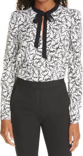 Ted Baker London Metropolis Tie Neck Blouse | Nordstrom