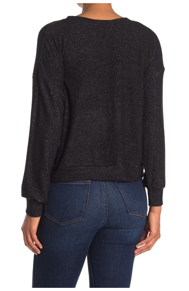 Workshop Long Sleeve Drop Shoulder Hacci Top | Nordstromrack