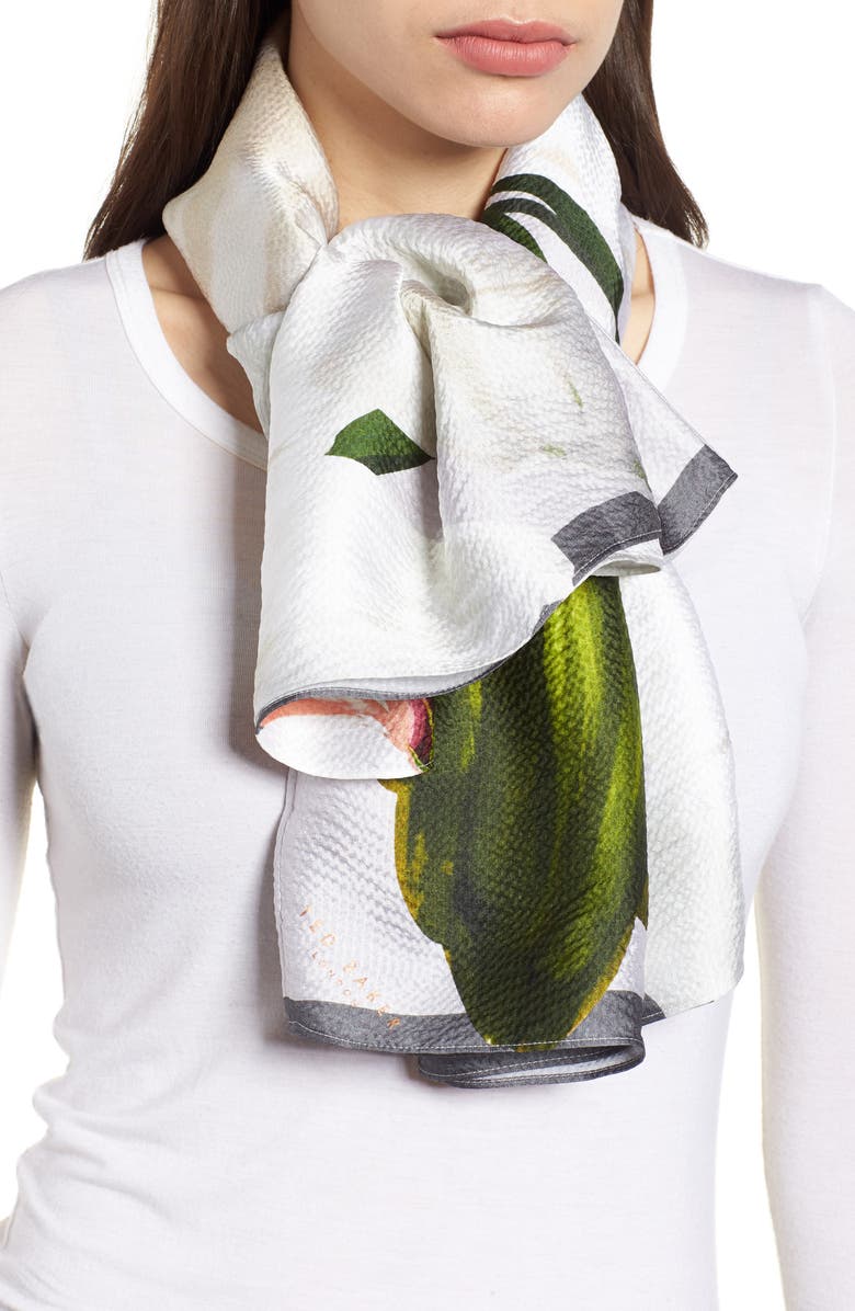 Ted Baker London Chatsworth Bloom Silk Cape Scarf | Nordstromrack