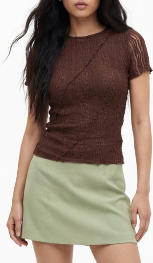 BY DESIGN Gumdrop Textured T-Shirt | Nordstromrack