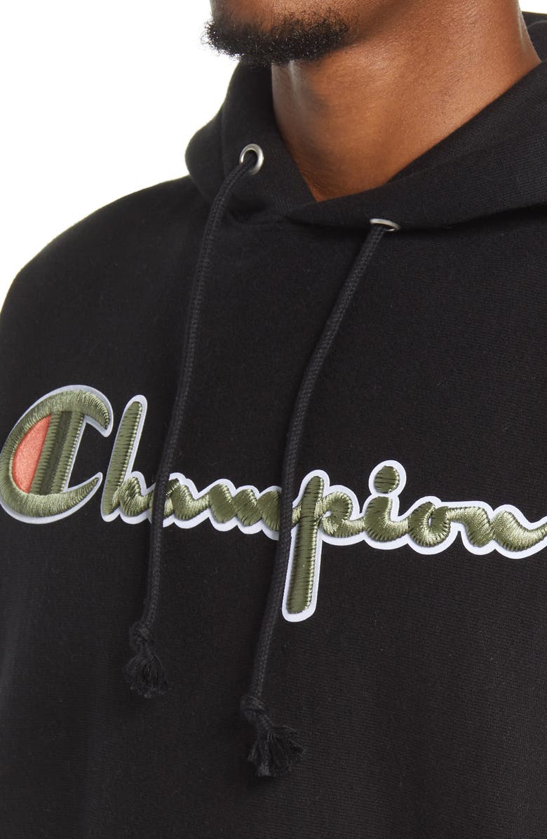 Champion Reverse Weave® Script Logo Hooded Sweatshirt | Nordstromrack