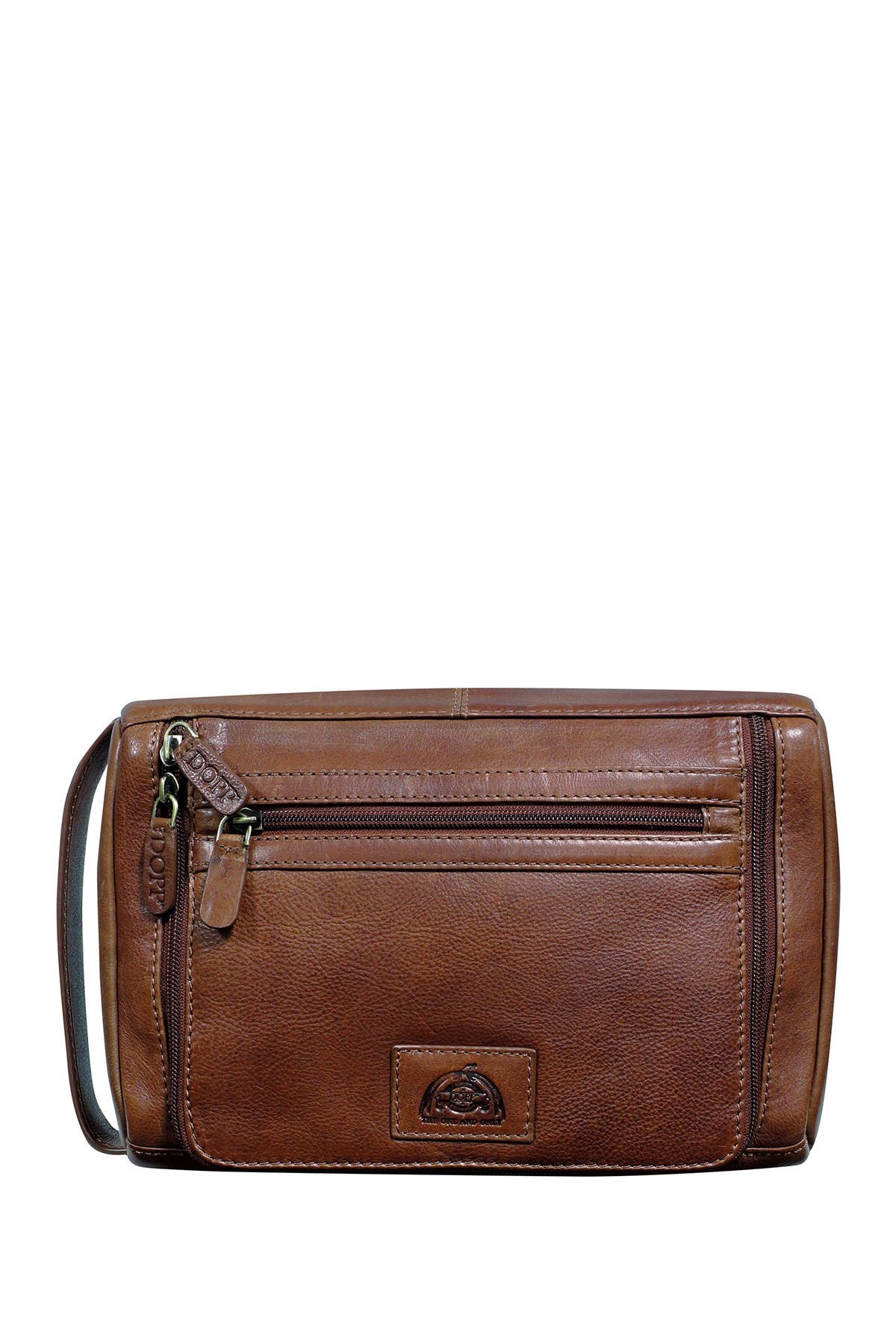 BUXTON American Lodge Leather U-Zip Travel Kit | Nordstromrack