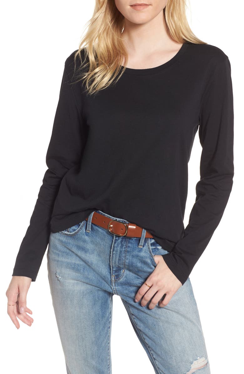 Treasure & Bond Varsity Stripe Cotton Tee | Nordstromrack
