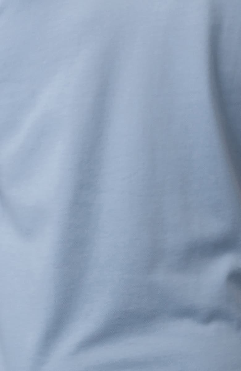 Maceoo Mozartsolidgridlight Blue Button Down Piqué Polo | Nordstromrack