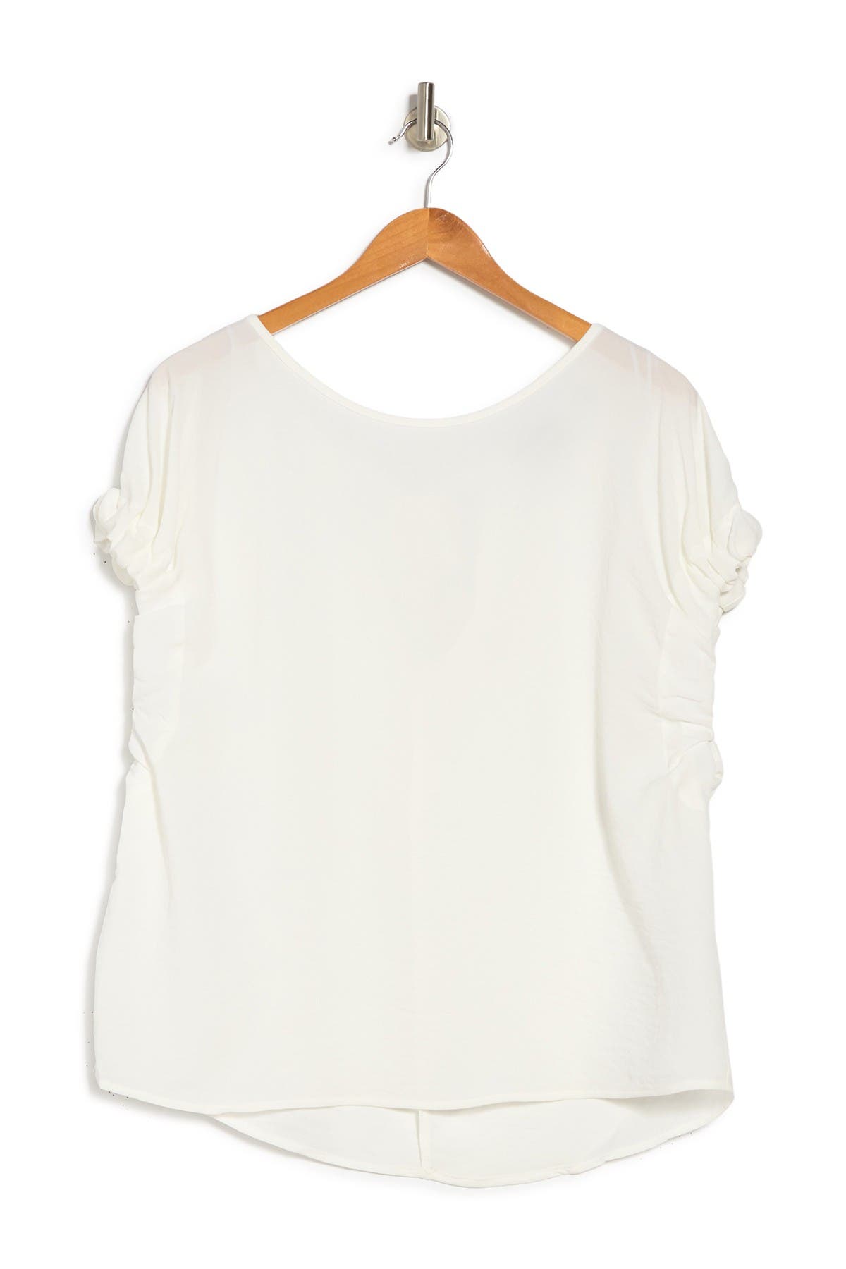 PATRIZIA LUCA Gathered Short Sleeve Top | Nordstromrack