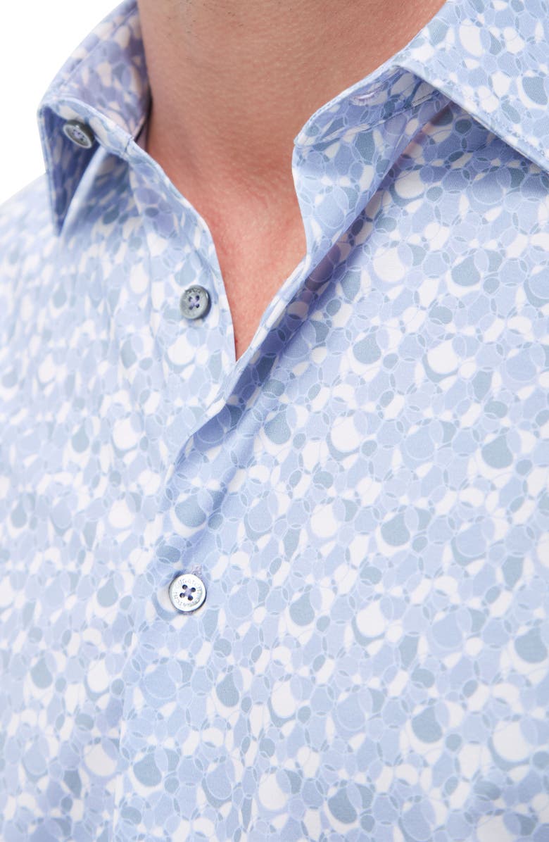 Bugatchi James OoohCotton® Abstract Print Button-Up Shirt | Nordstromrack
