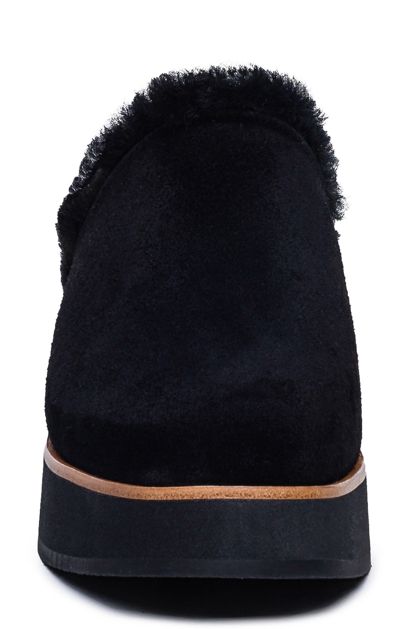 Bernardo Footwear Phoebe Genuine Shearling Platform Clog (Women ...