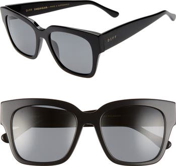 DIFF Bella II 55mm Polarized Square Cat Eye Sunglasses | Nordstrom