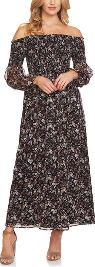 CeCe Abbey Smocked Off the Shoulder Dress | Nordstrom