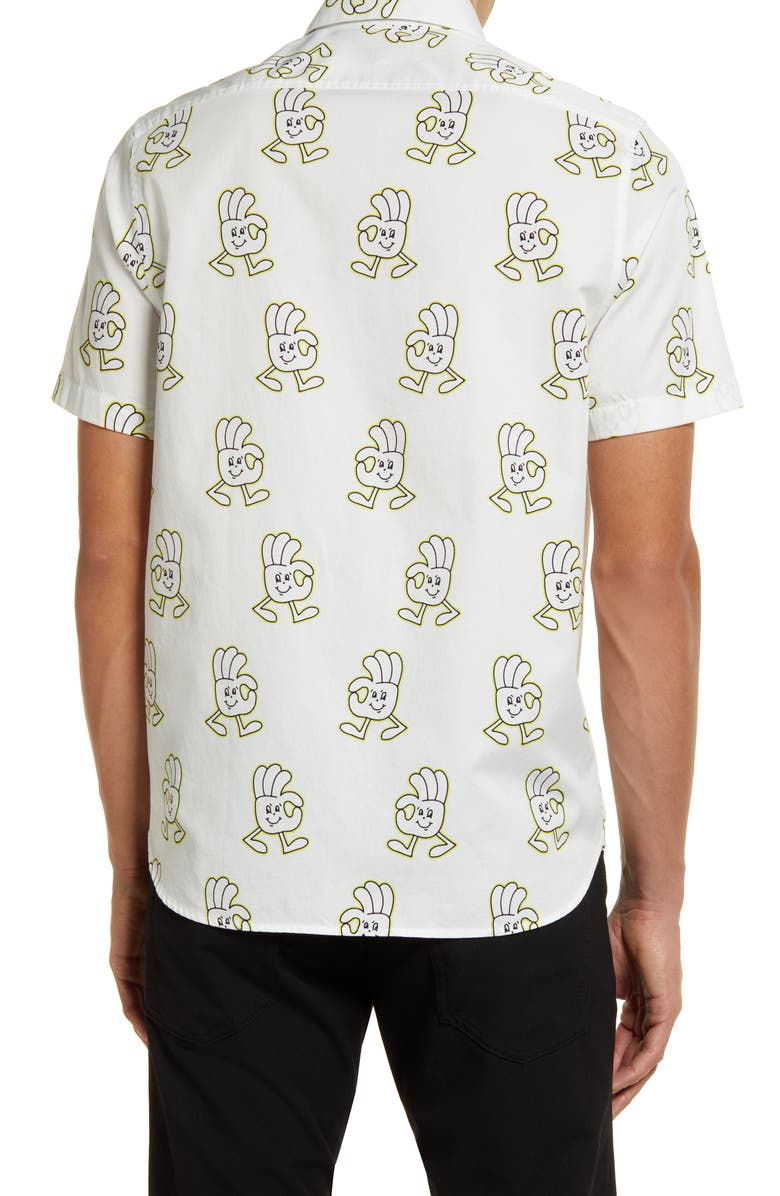 Ted Baker London Arden Reverse Print Character Shirt | Nordstrom