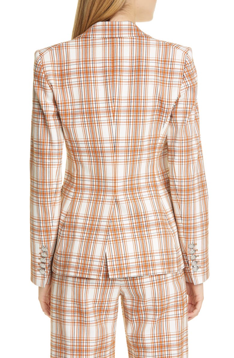 Veronica Beard Miller Plaid Cotton Blend Dickey Jacket | Nordstromrack