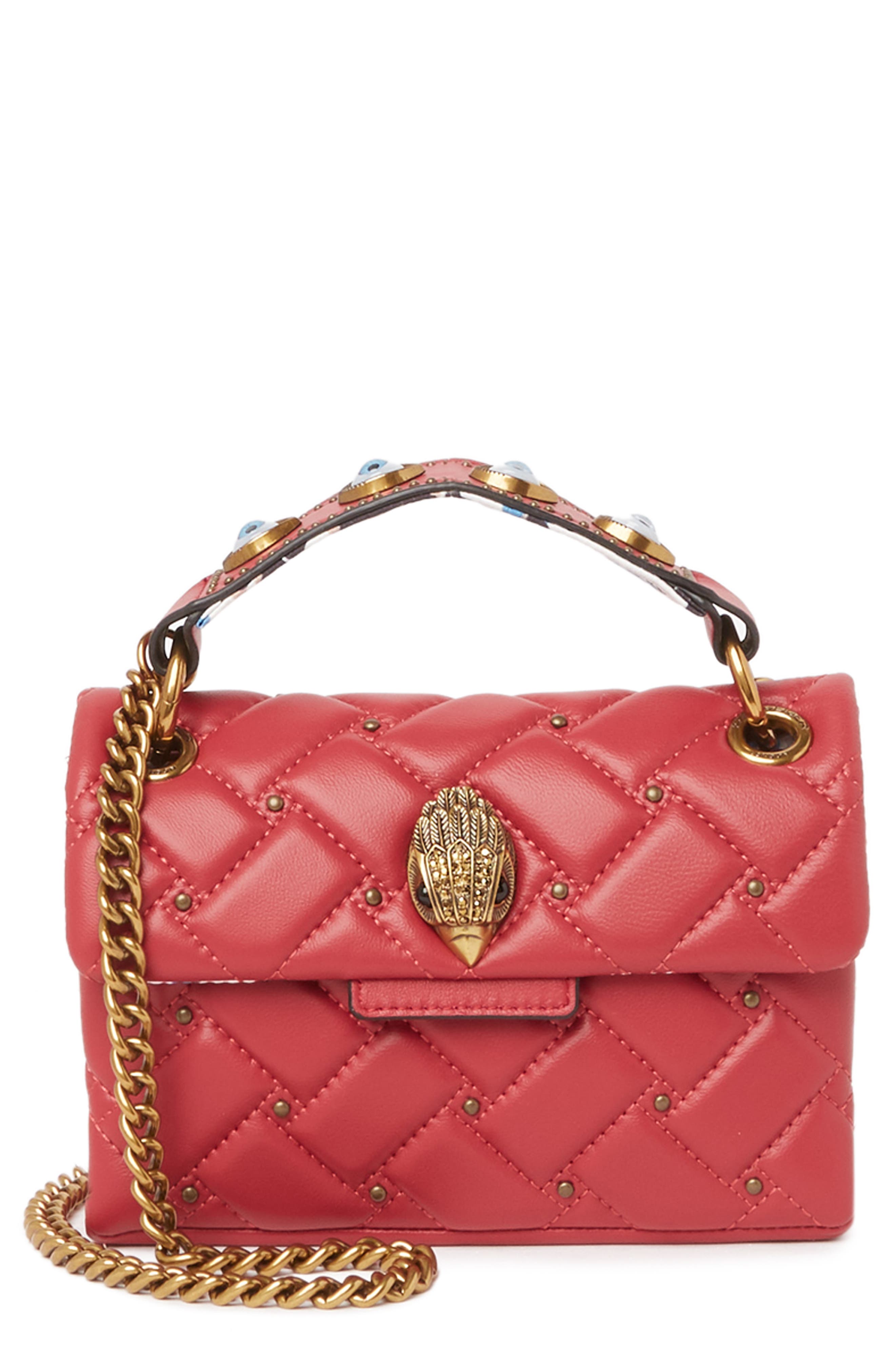 Kurt Geiger Leather Mini Kensington Evil Eye Crossbody Bag (Men ...