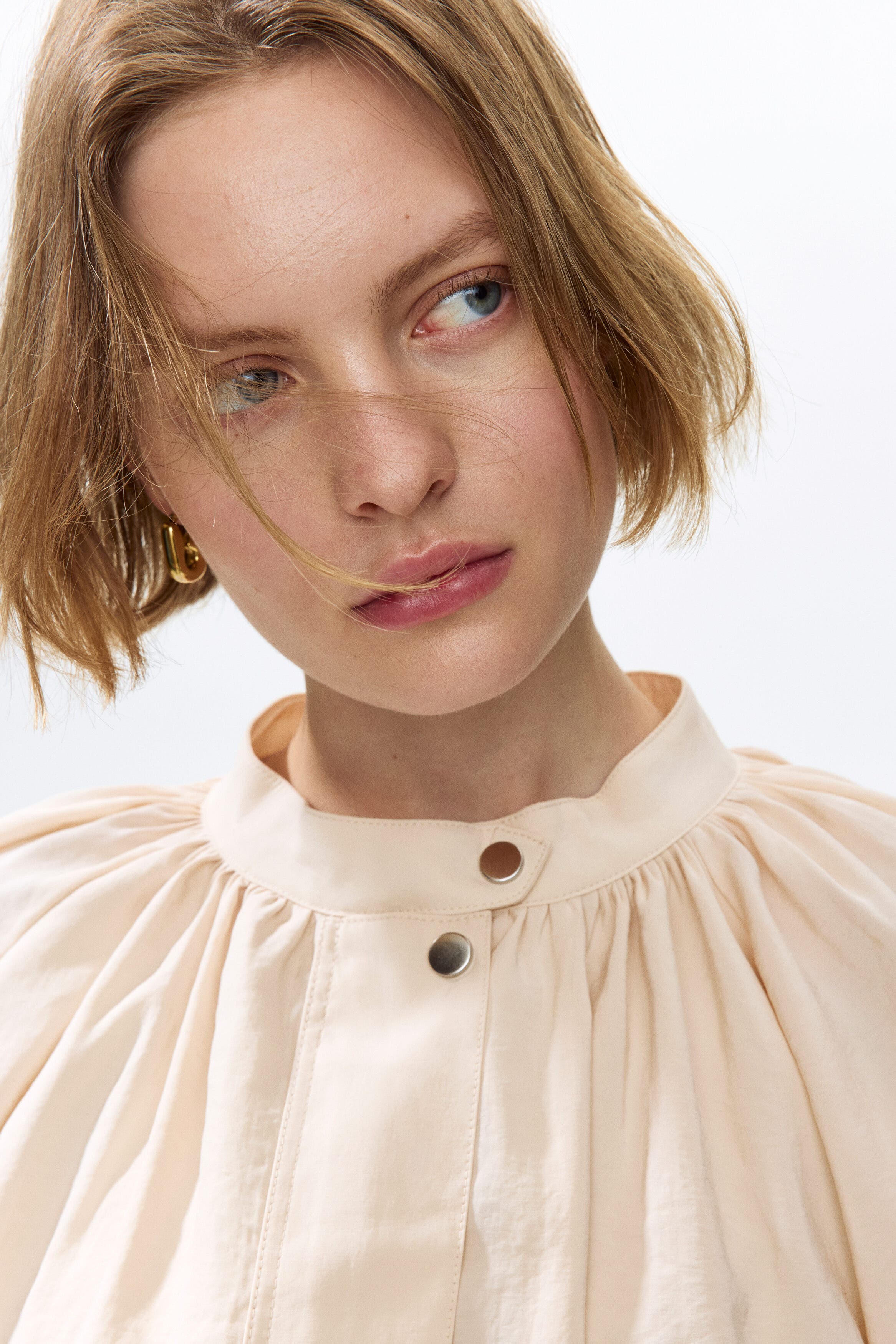 H&M Balloon-sleeved Modal Jacket (Women) | Nordstrom