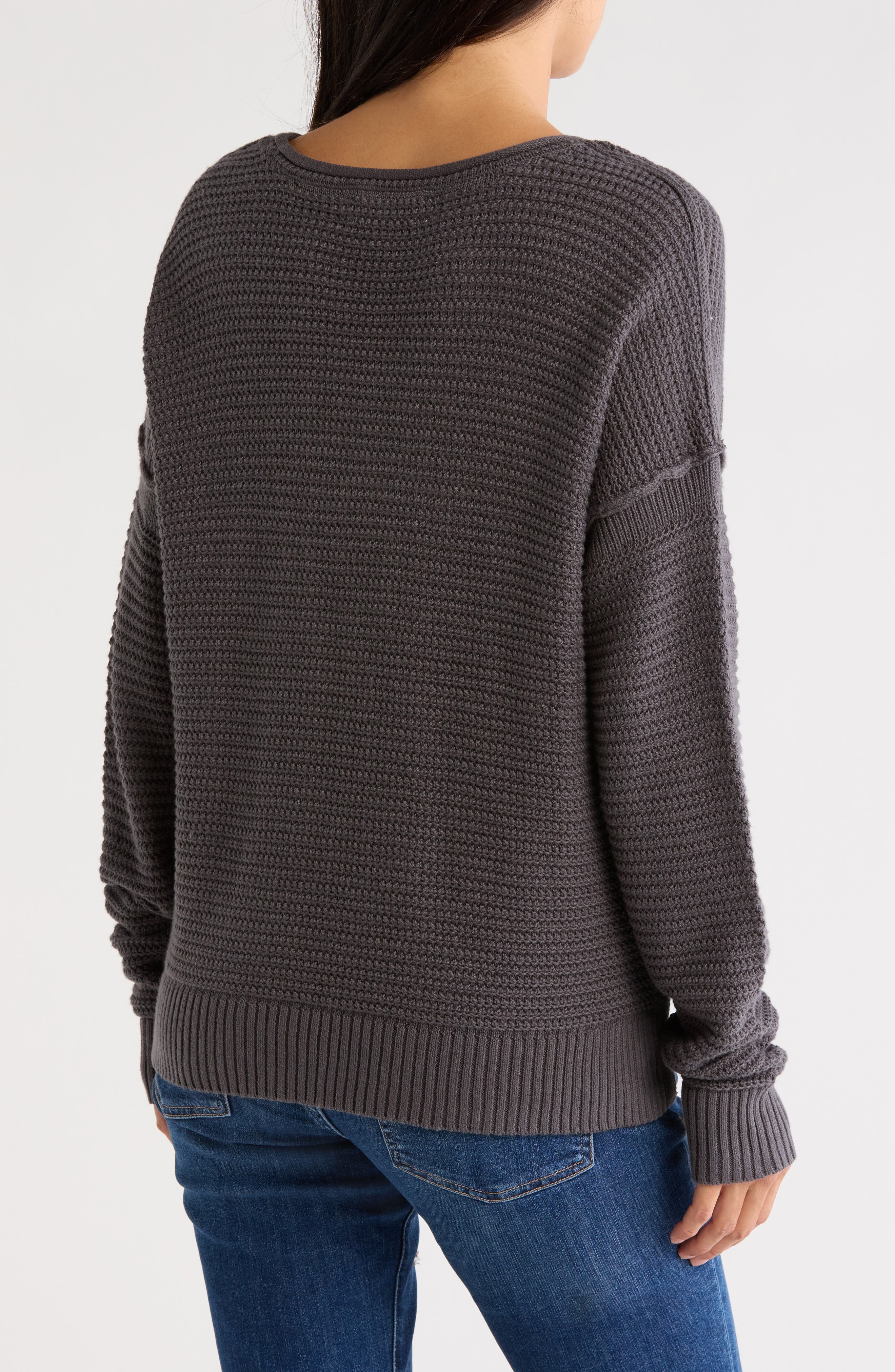 Lucky Brand Scoop Neck Knit Pullover Sweater | Nordstromrack