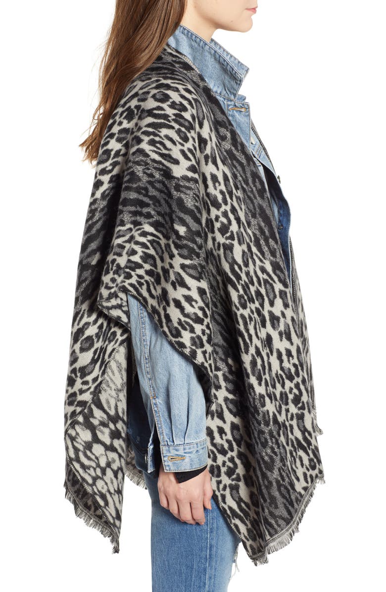 David & Young Leopard Print Shawl | Nordstrom